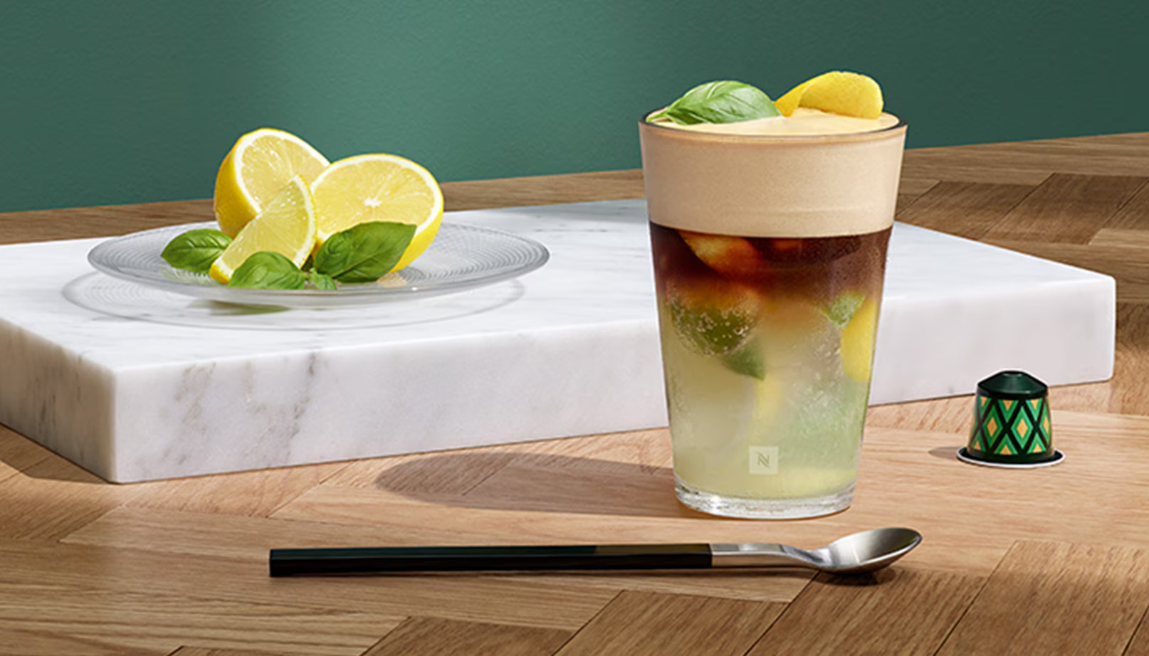 Receta de cafe: Lemon Basil Italiana