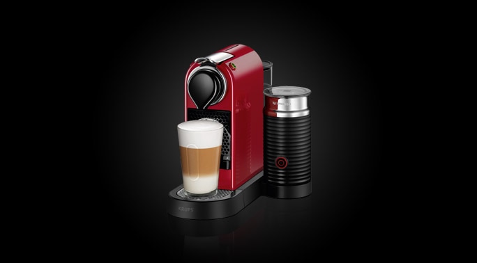 CitiZ&milk Cherry Red | Espressomaschine & Aeroccino | Nespresso