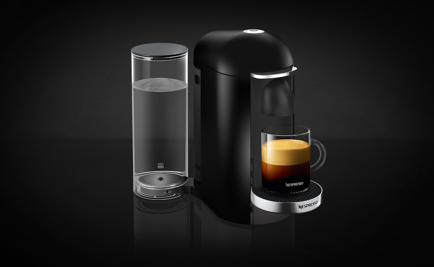 VertuoPlus Deluxe Black | Vertuo Coffee Machine | Nespresso USA