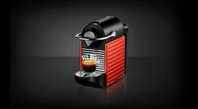 Pixie Electric Red Coffee Machine - Nespresso UK