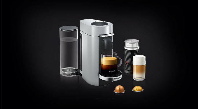 VertuoPlus Deluxe Silver Bundle | New Vertuo Espresso Machine ...