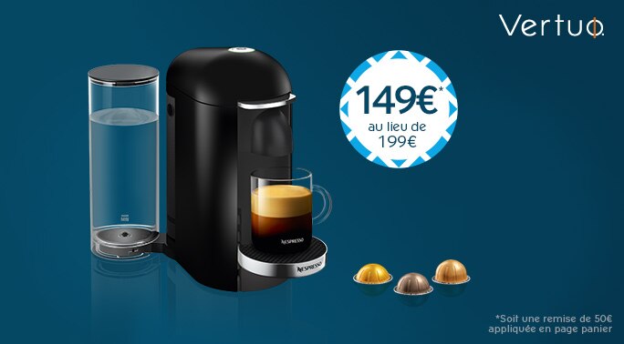 Vertuo Plus Black - Coffee Machine - Nespresso