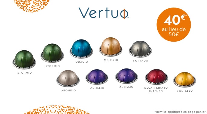 Tous les Moments Vertuo Assortment 50 capsules | Coffee | Nespresso