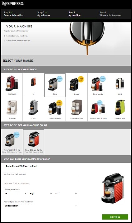 ขั้นตอนการสมัครสมาชิก | Nespresso™ ประเทศไทย