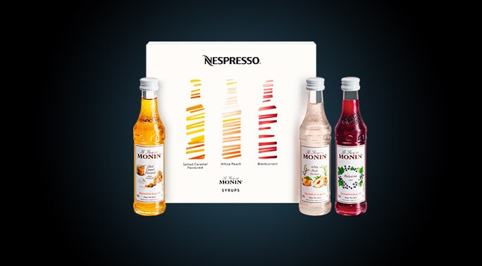 Limited Edition Monin Syrup Kit | Iced Coffee Syrup | Nespresso