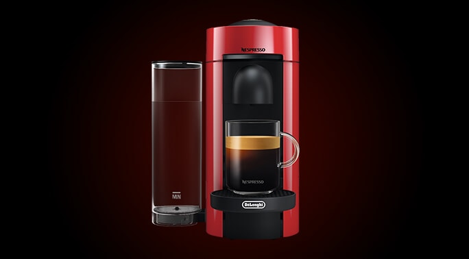 VertuoPlus Cherry Red Delonghi | Coffee Machine | Nespresso