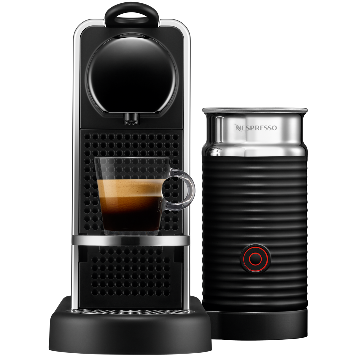 CitiZ Platinum&Milk Stainless steel Coffee Machine | Nespresso