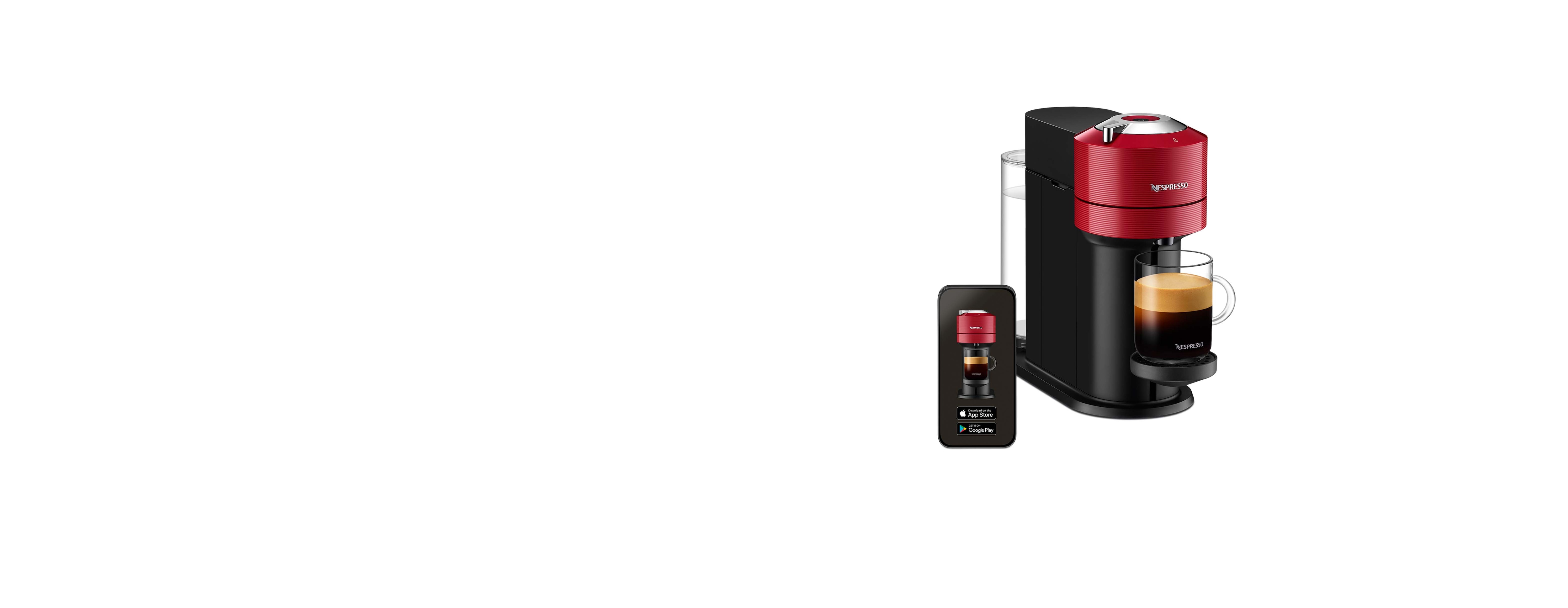 Vertuo Next Red & Aeroccino | Coffee machine | Nespresso