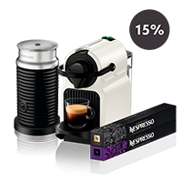 Pack Inissia White with Aeroccino Made With Care | Coffee Machine ...