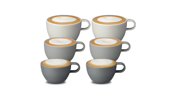 Complete Barista Cappuccino Collection - Porcelain Cappuccino Cups ...