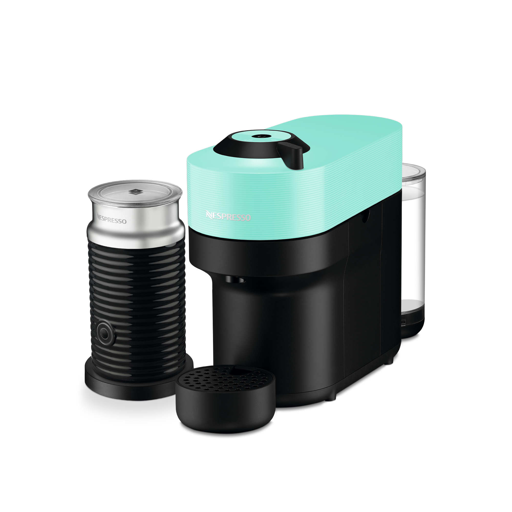 Vertuo Pop Aqua Mint + Milk Frother | Coffee Machines Coffee Days ...