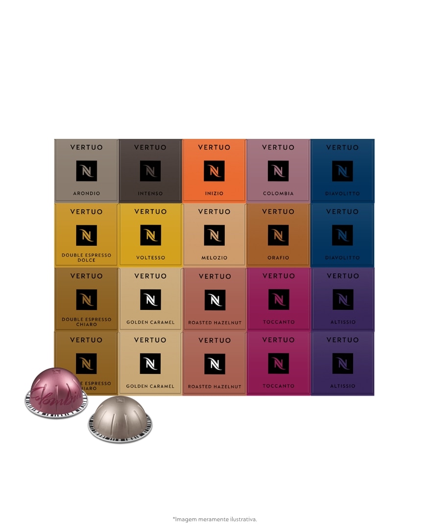 200 Cápsulas Vertuo Mais Vendidos | Cápsulas de café | Nespresso