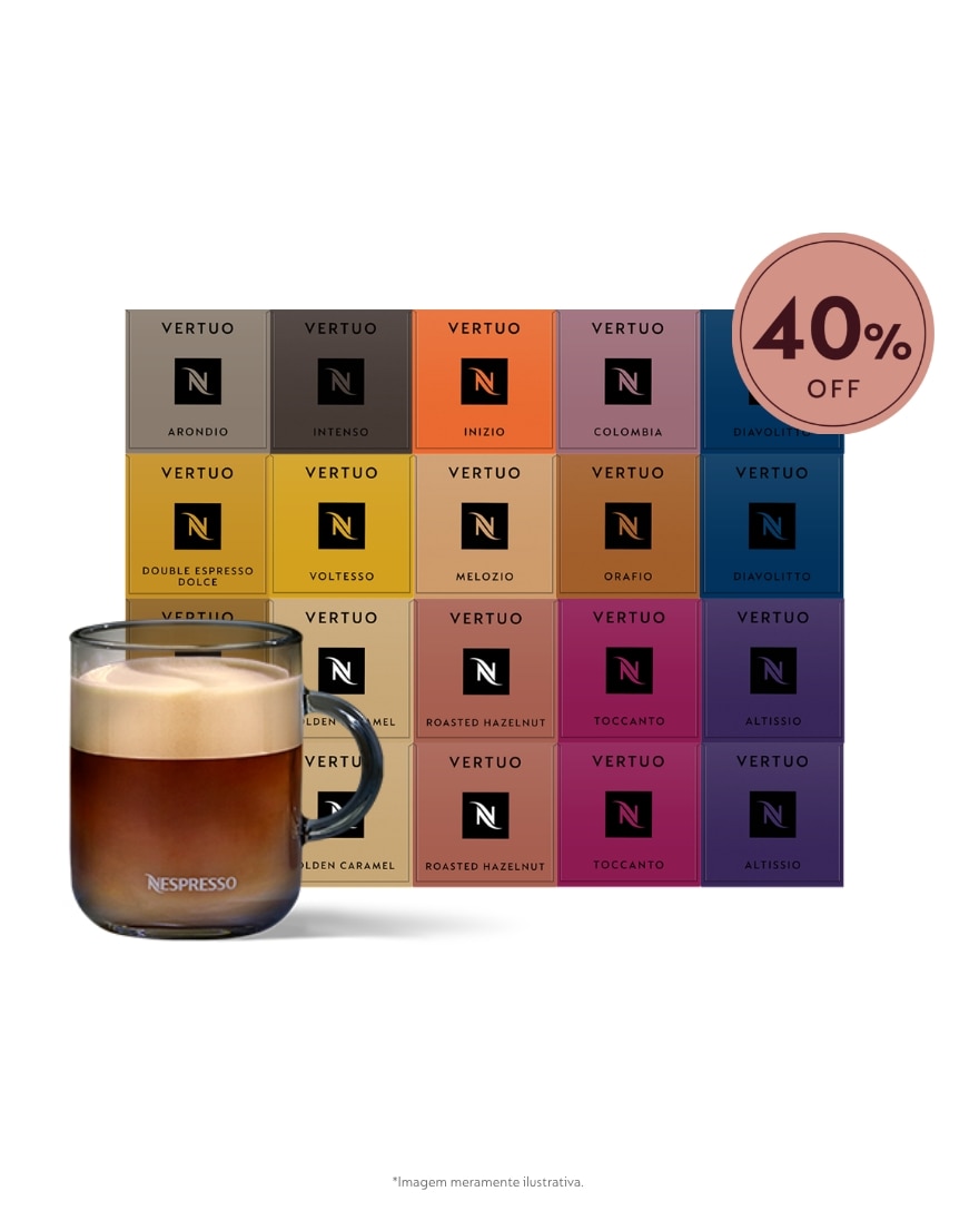 120 caps Vertuo 20% OFF Loop Lungo | Nespresso