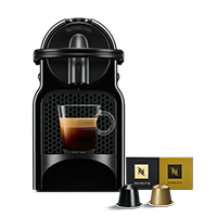 Buy Inissia Machine in Black & Coffee Bundle | Nespresso MY