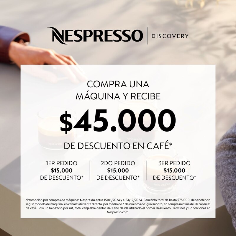 Essenza Mini Blanca con Espumador | Promociones | Nespresso™ Chile