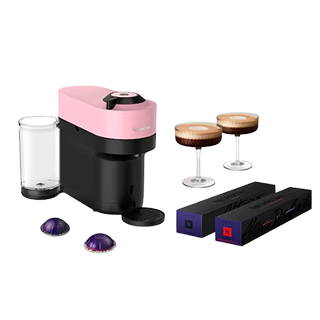 Ensemble Vertuo Pop+ Rose Bonbon et Martini | Nespresso Canada