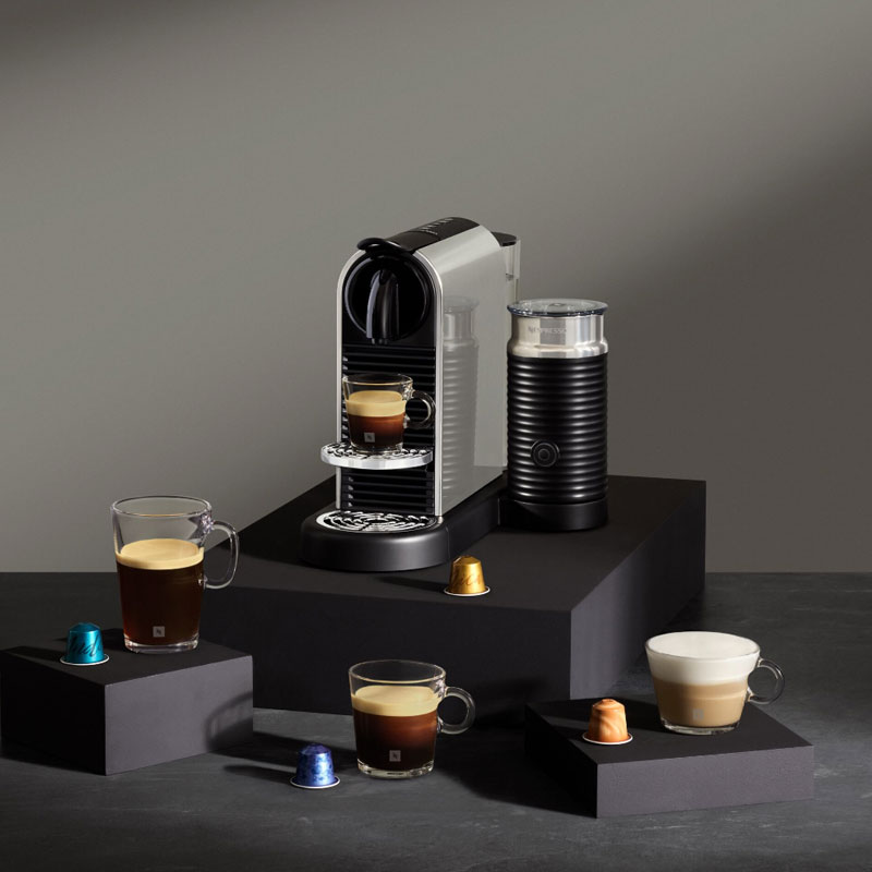 Citiz&Milk Platinum Stainless Steel | Coffee With Milk | Nespresso™ GR
