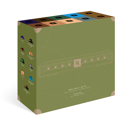 Holiday Gift 100 Capsule Assortment - Nespresso Australia