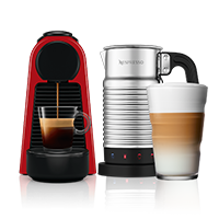 Essenza Mini D Ruby Red & Aeroccino4 Milk Frother