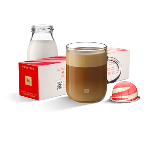 White Chocolate and Strawberry Coffee Pod - Nespresso™ Australia