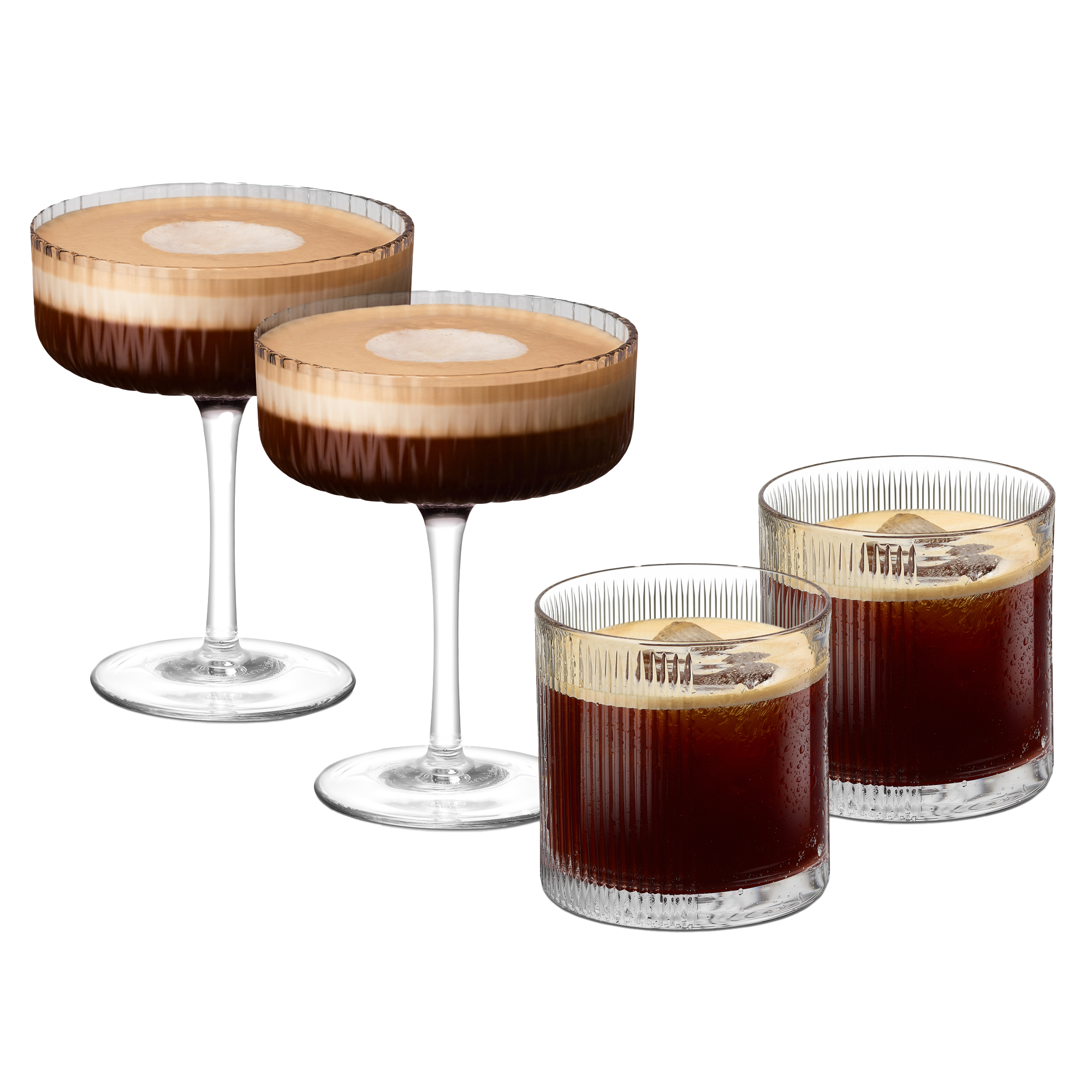 Nespresso Mixology Glasses | Stylish Coffee Cocktail Experience