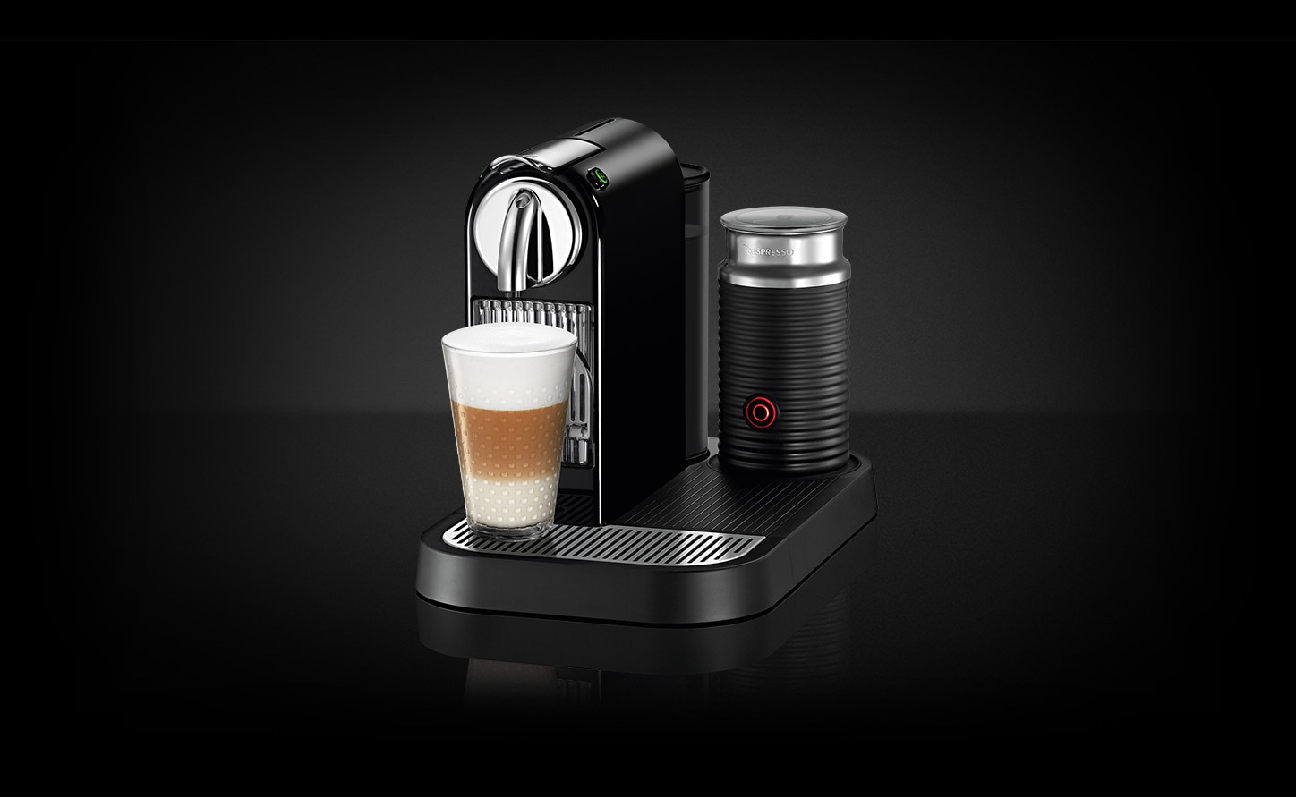 Nespresso Citiz Milk Black Espresso Machine D122usbkne