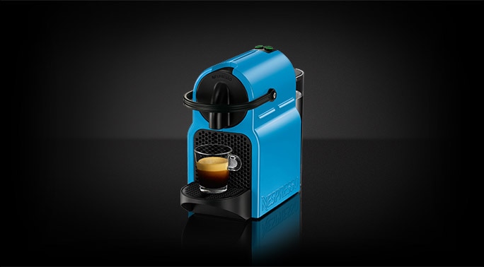 DeLonghi Inissia Pacific Blue Coffee Machine | Nespresso