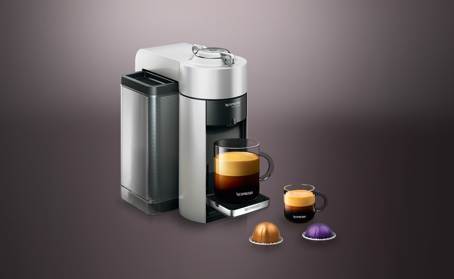 Evoluo Silver | Vertuo Coffee Machine | Nespresso USA
