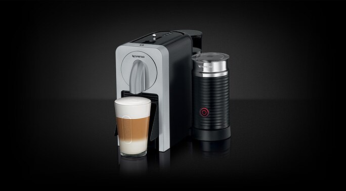 Prodigio&Milk Silver - Coffee Machine - Nespresso, White