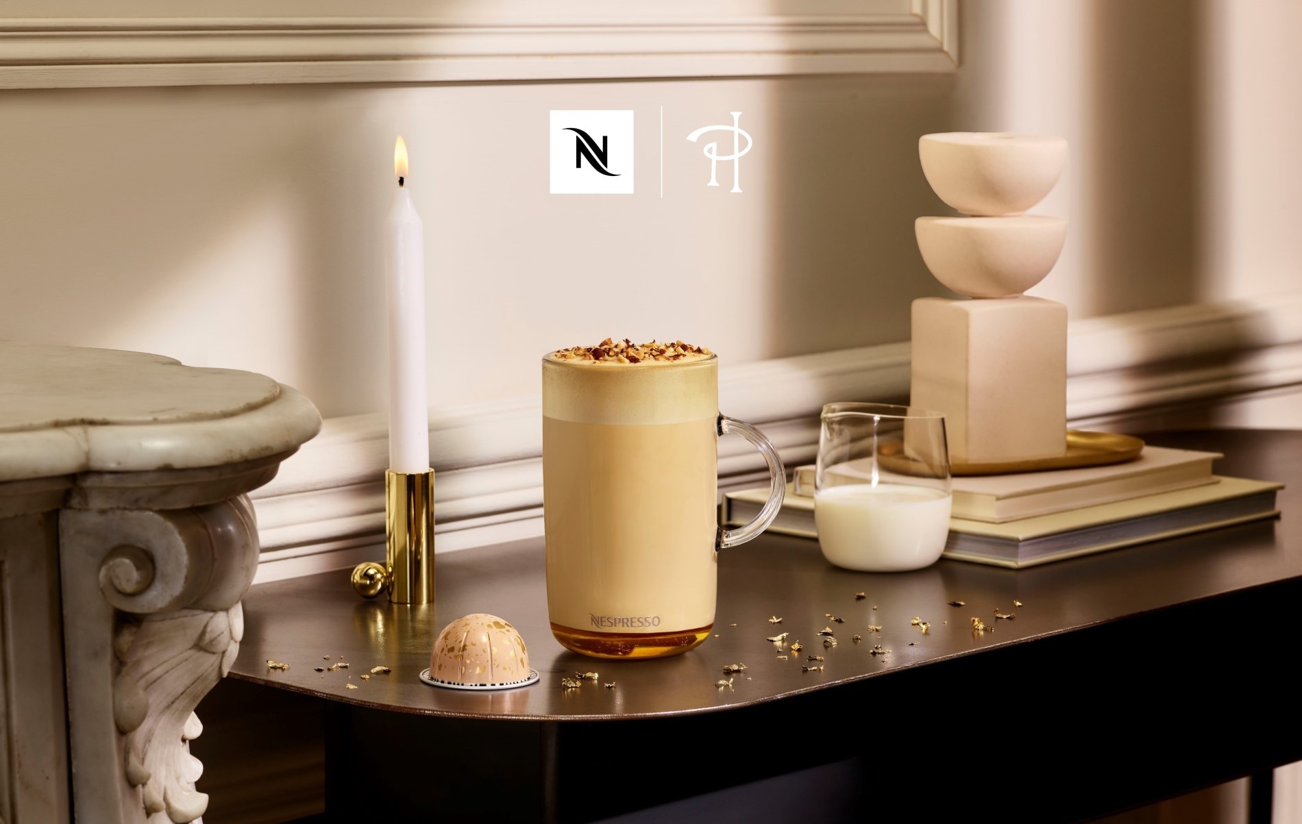 Roasted Hazelnut Latte Macchiato | Café Vertuo | Nespresso Brasil ...