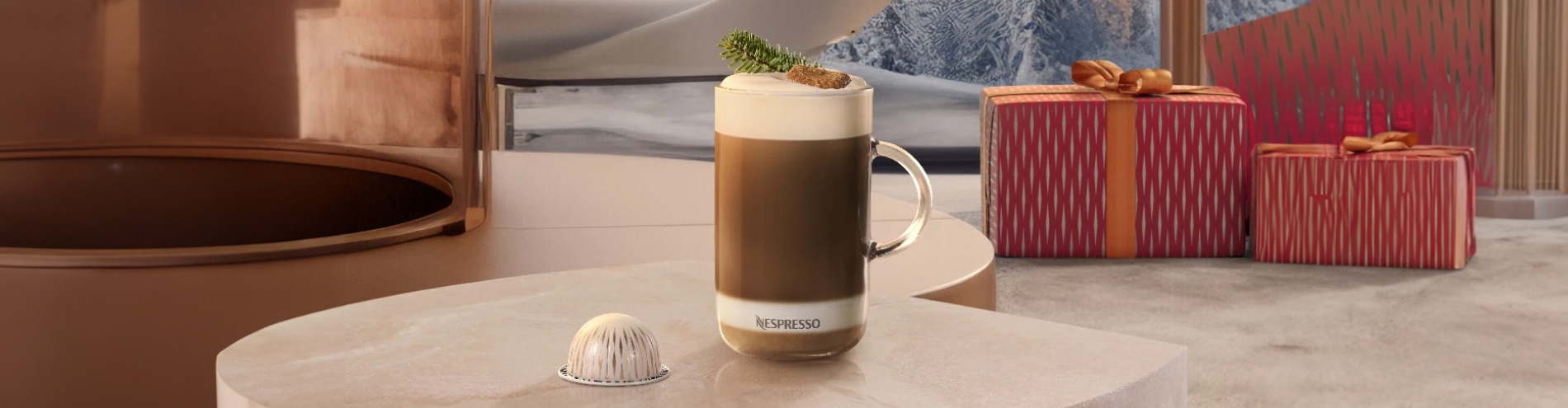 Frosted Caramel Nut Iced Latte - Nespresso Recipes