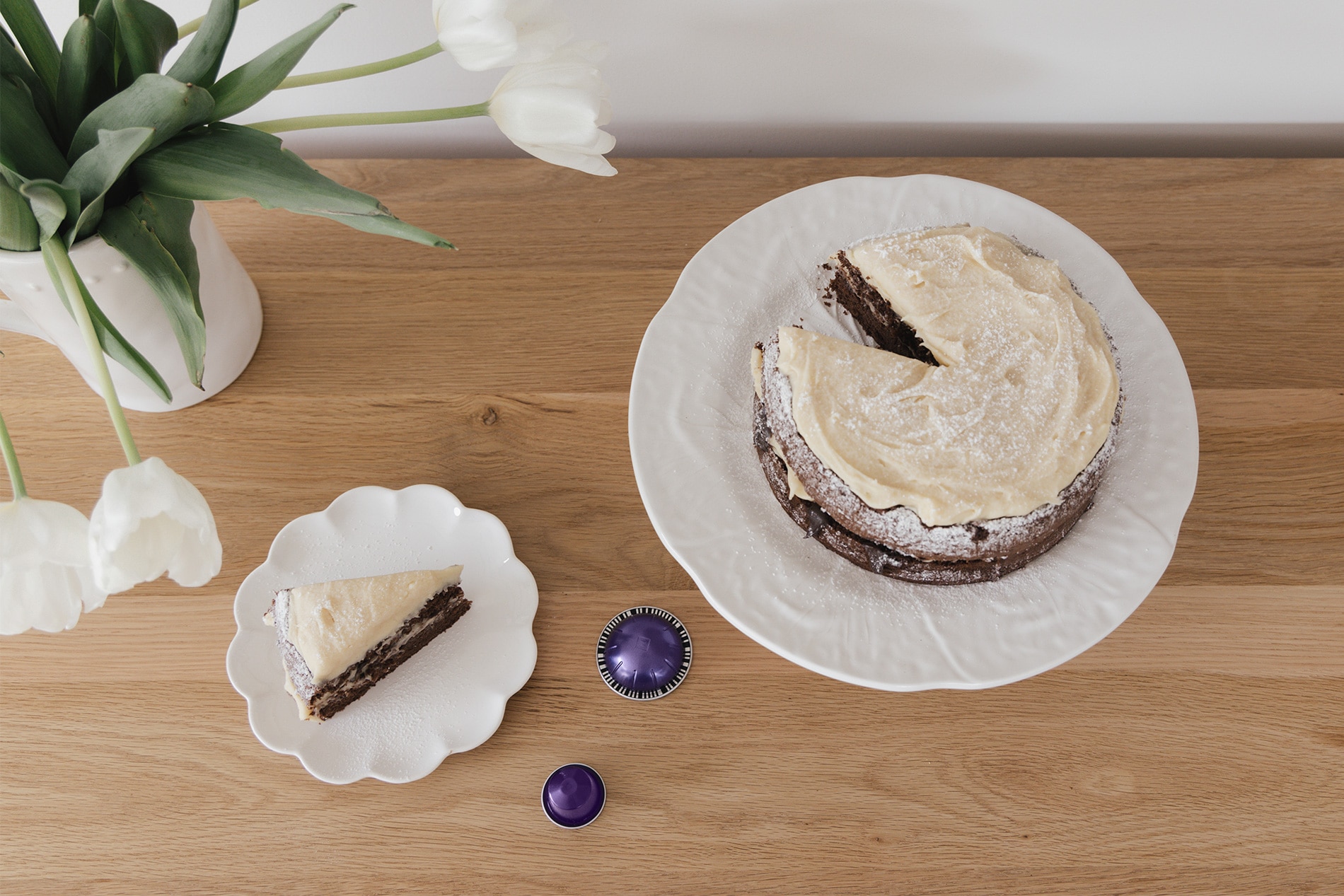 Nespresso Coffee Cake Recipe with Cream Cheese Frosting - Nespresso Recipes