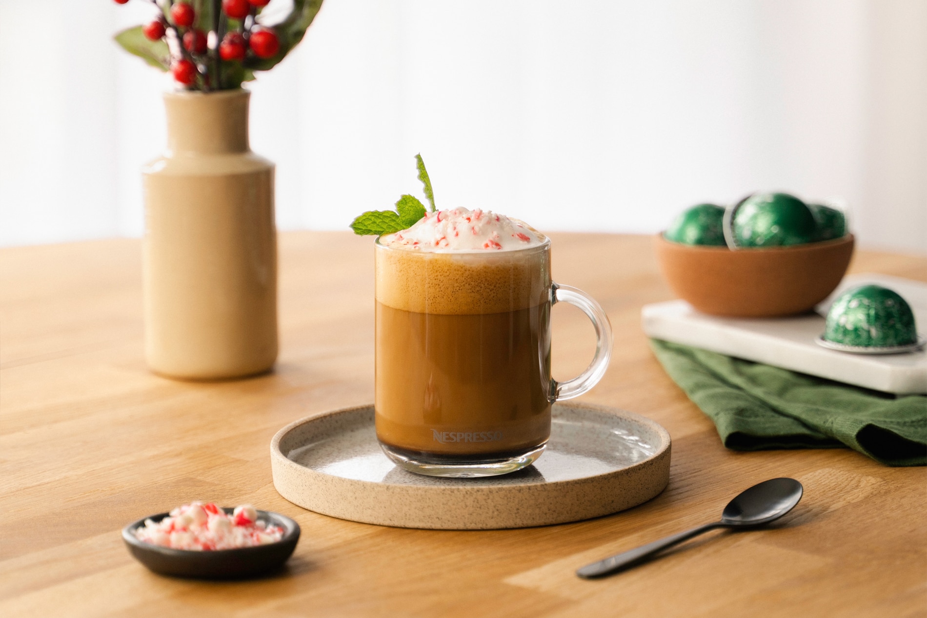 Peppermint Mocha - Nespresso Recipes