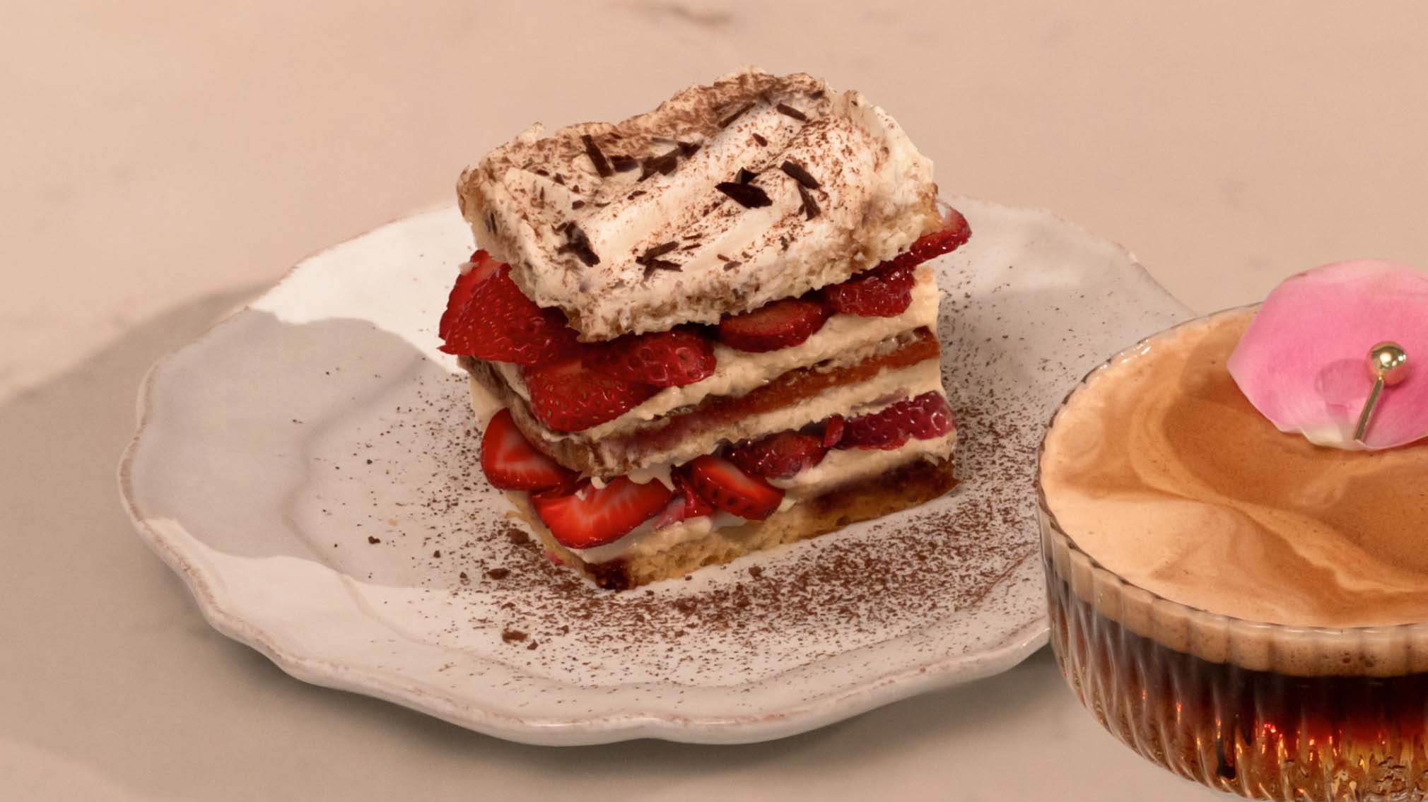 Tiramisu White Chocolate and Strawberry | Nespresso Recipes - Nespresso ...