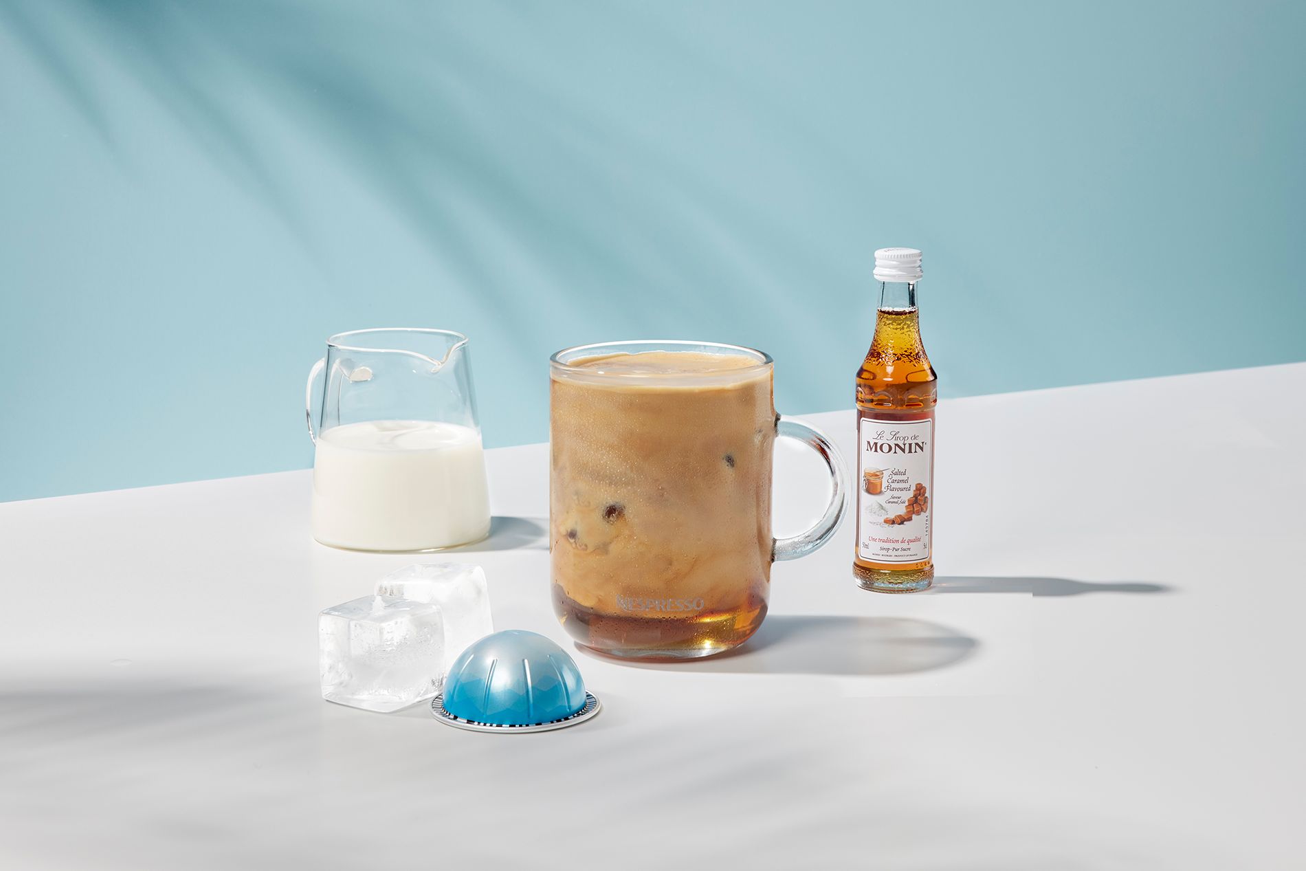 Rețetă cafea Salted Caramel Iced Latte | Nespresso™ România - Reţete de ...