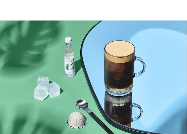 Tropical Coconut Flavour Over Ice Mocktail - Nespresso Recipes