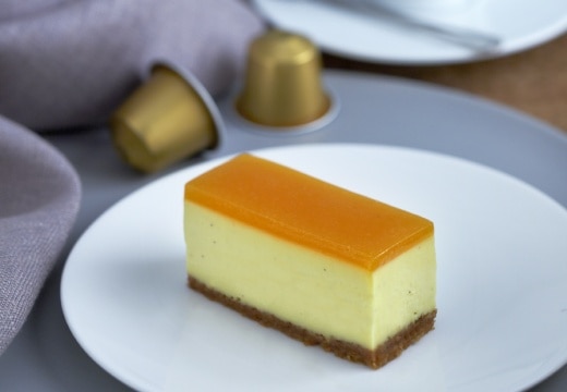 Brillat Savarin Cheesecake with Coffee Crust and Abricot Glaze ...