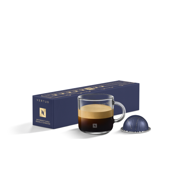 Unforgettable Double Espresso Coffee Vertuo Pods - Nespresso Australia