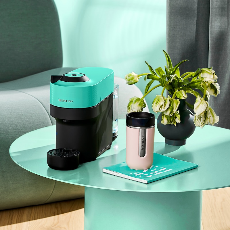Vertuo Pop Aqua Mint Coffee Machine | Nespresso