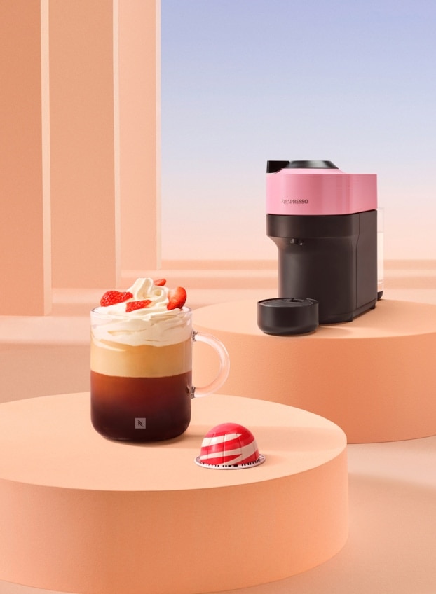 Strawberry Coffee Pods: White Chocolate Strawberry | Nespresso US