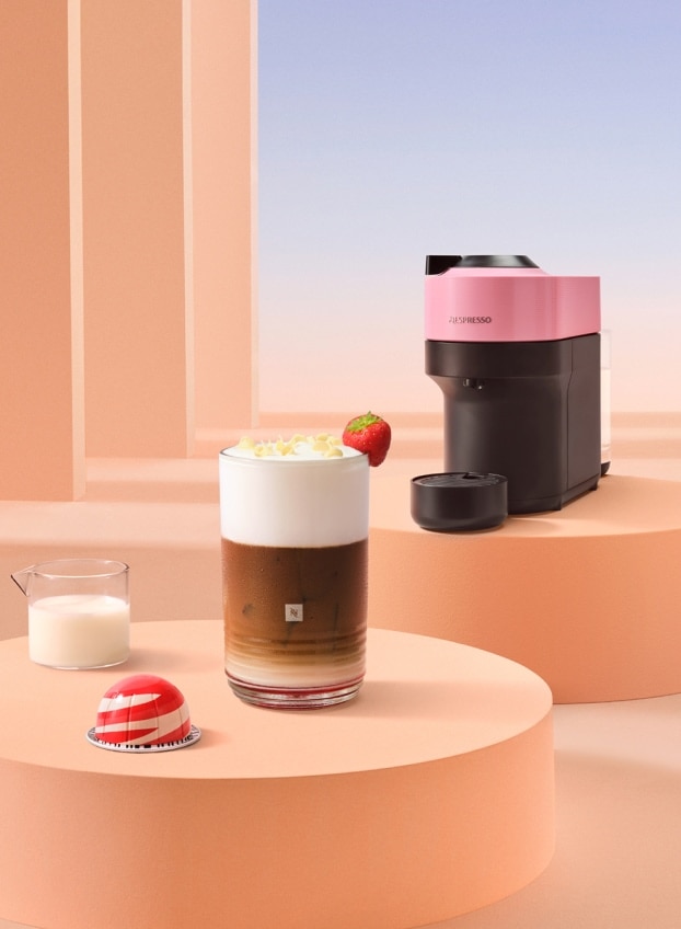 Strawberry Coffee Pods: White Chocolate Strawberry | Nespresso US