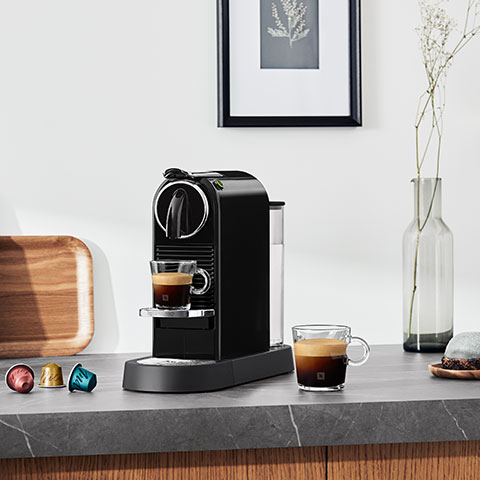 Macchina da caffè Ricondizionata Nespresso CitiZ Limousine Black ...