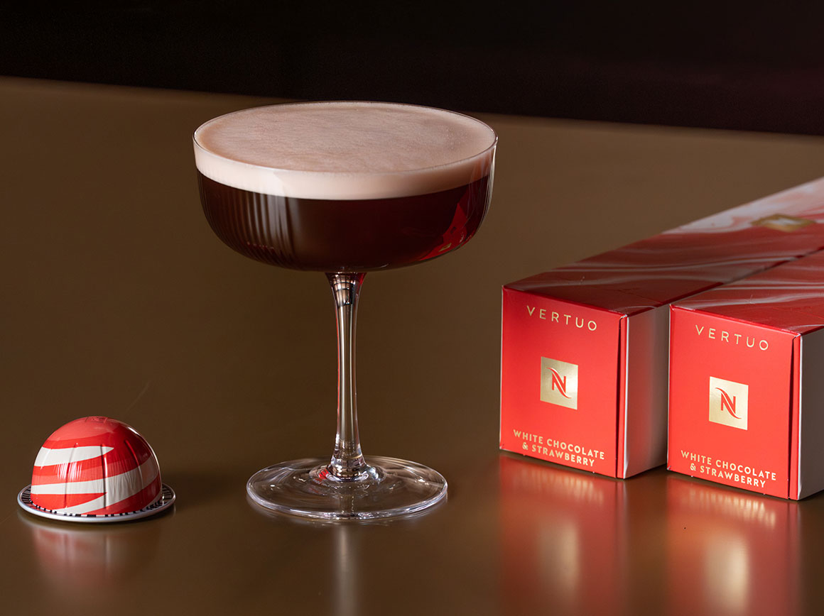Strawberry Coffee Pods: White Chocolate Strawberry | Nespresso US